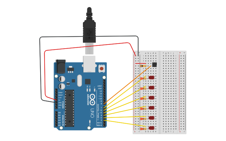 Circuit design Digital Hourglass By A - Tinkercad