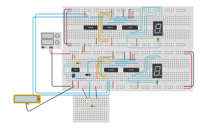 Circuit design Laboratorio 4 | Tinkercad