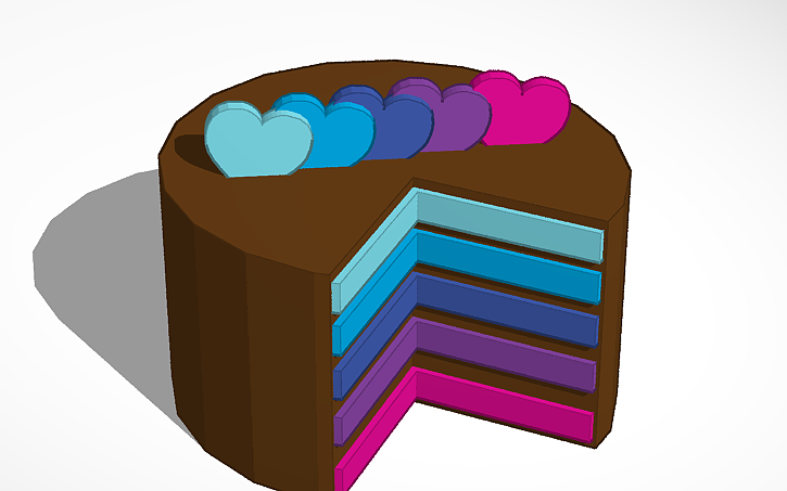 3D design Cakes Collection - Tinkercad