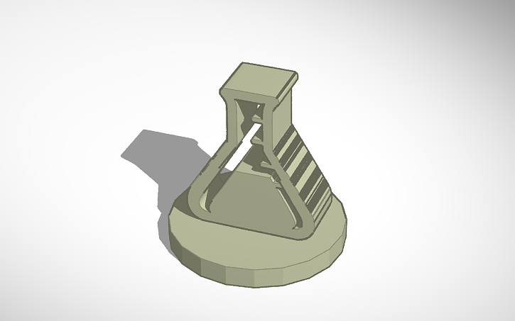 3D design Flask - Tinkercad