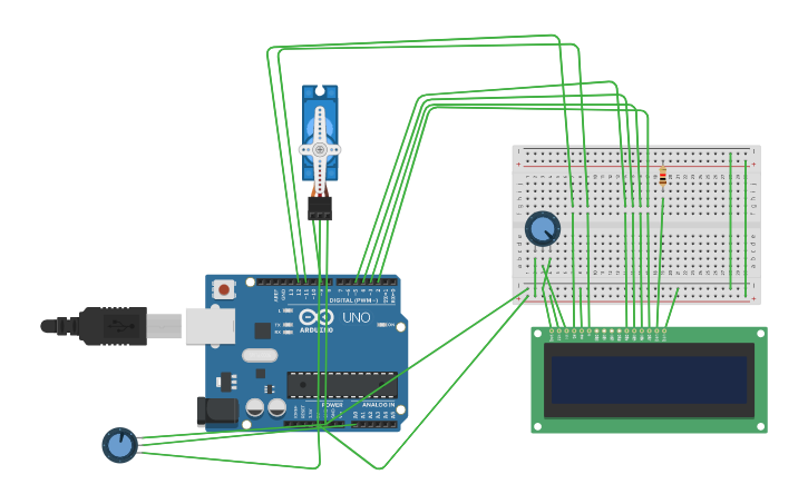 Circuit design lab 9 task 2 - Tinkercad