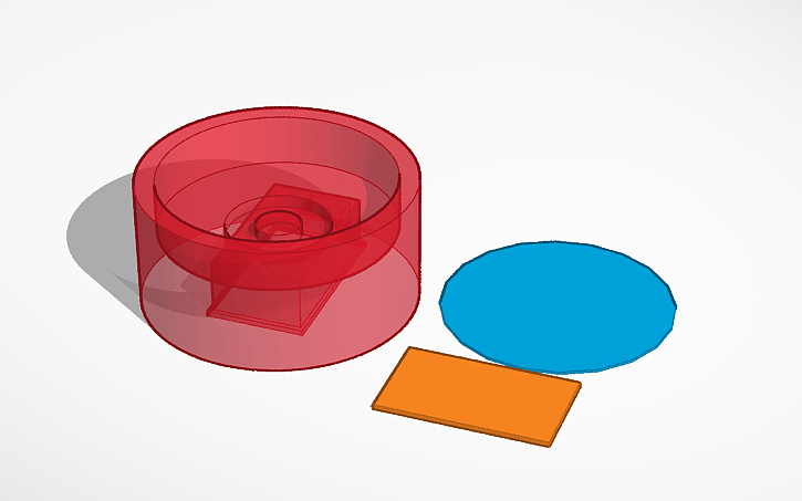3D design 90mm Bottle Stand - Tinkercad