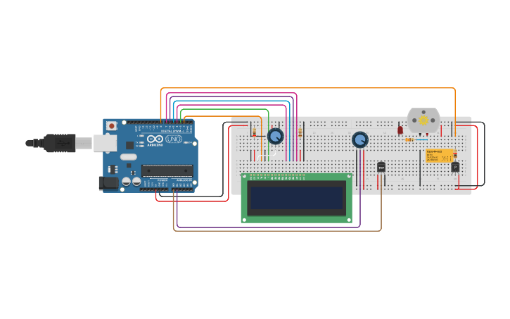 Circuit design Sensor de temperatura humitat - Tinkercad Circuit design Sensor de temperatura humitat - Tinkercad