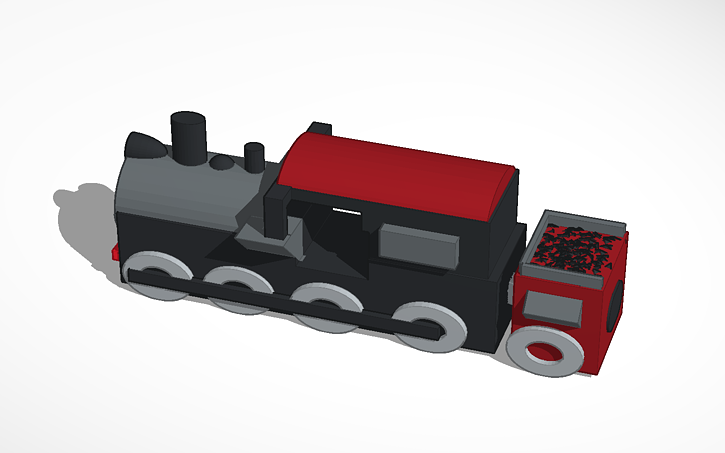 3D design steam train | Tinkercad