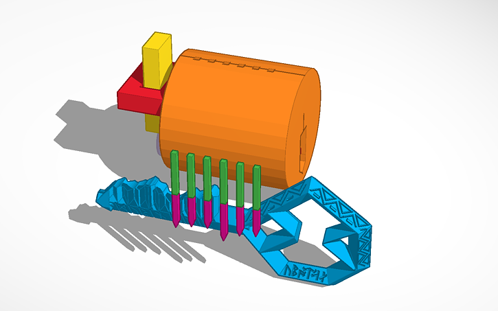 3D design Assembled Key V1 | Tinkercad