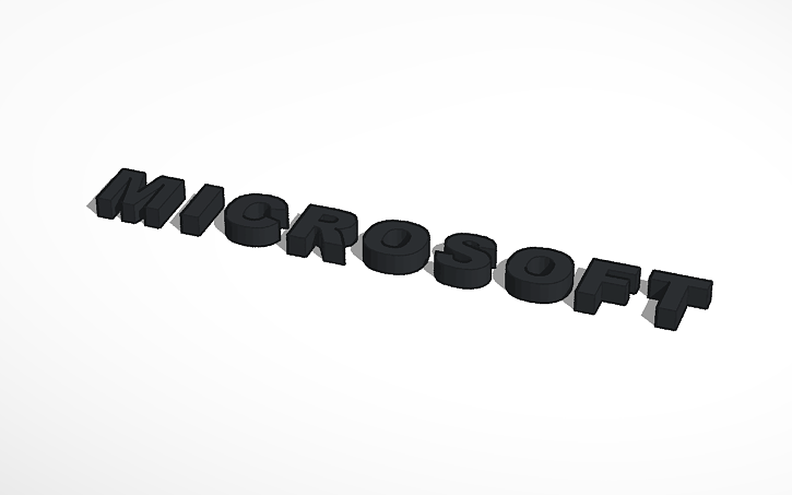 3d Design Microsoft Tinkercad