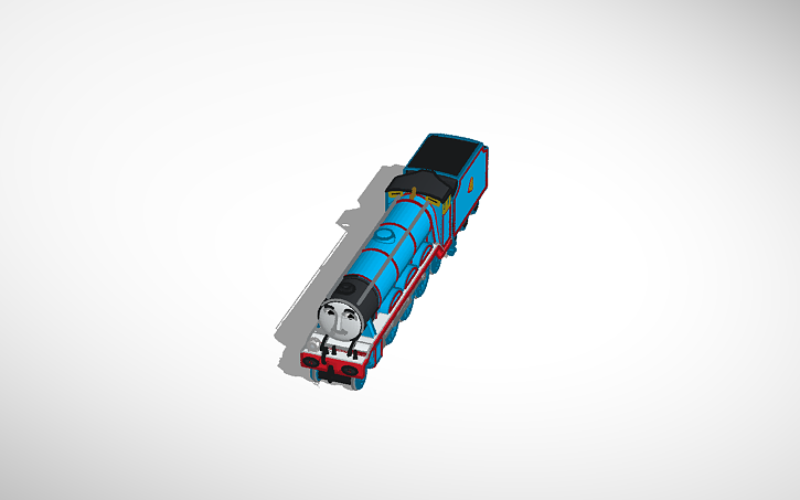 3D design Gordon The Big Blue Engine - Tinkercad