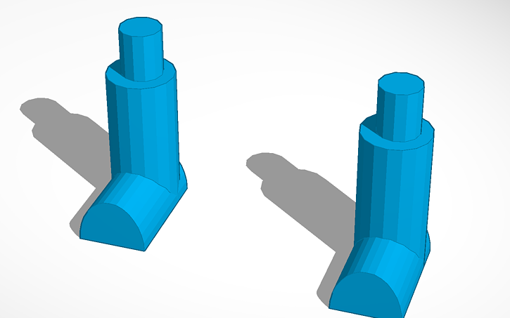 3D design legs - Tinkercad