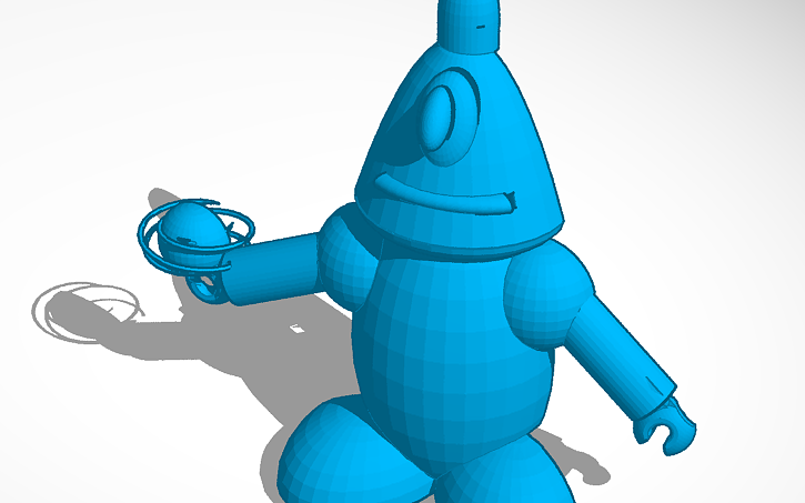 3D design alien - Tinkercad