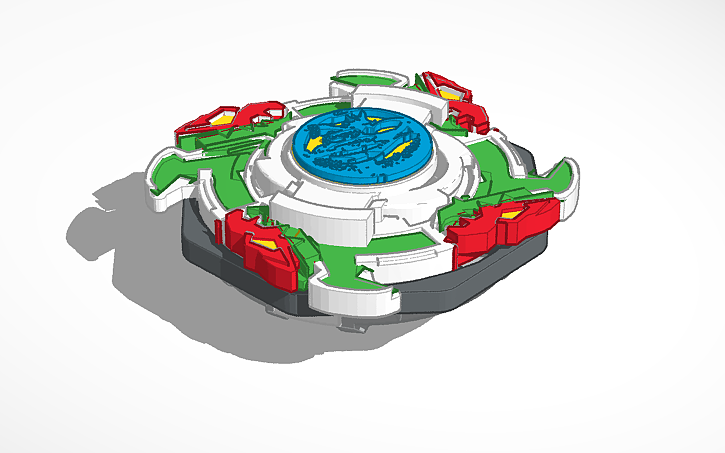 3D design Beyblade Dragoon. AS10 - Tinkercad