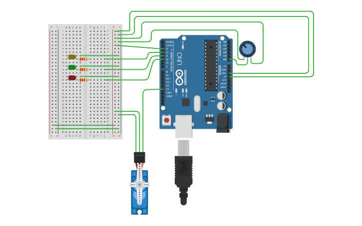 Circuit Design Knock Tinkercad