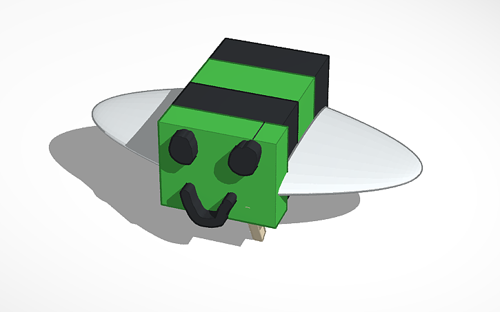 3D design Green bee | Tinkercad