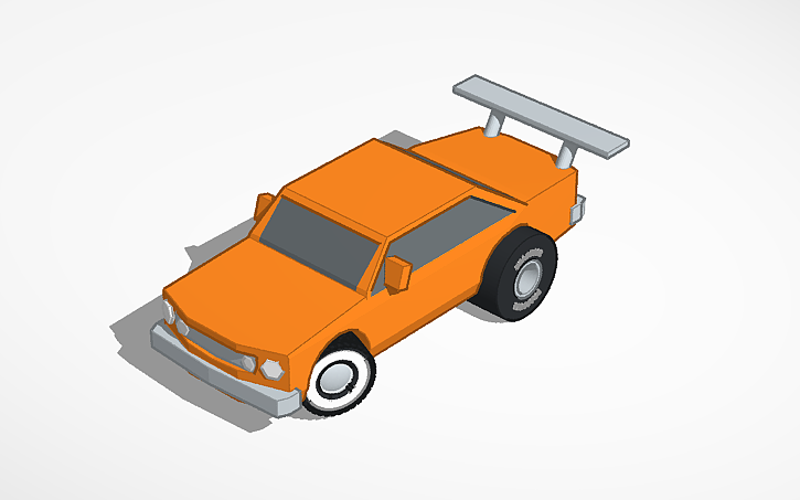 3d Design Drift Car Tinkercad