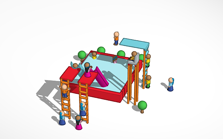 3D design aquapark - Tinkercad