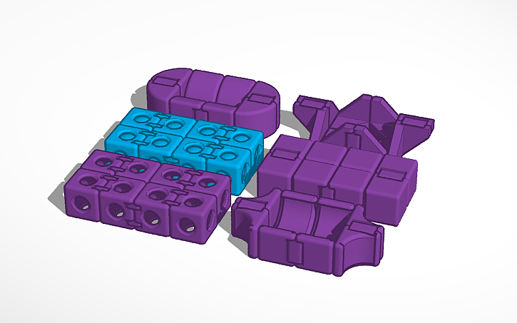 3D design Fidget Cube - Tinkercad