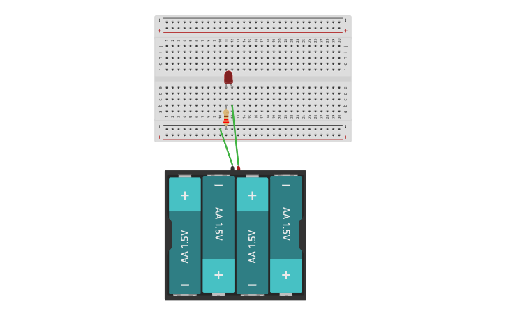 Circuit design Circuito1 - Tinkercad