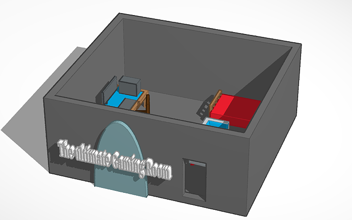 3D design The Ultimate Gaming Room! - Tinkercad