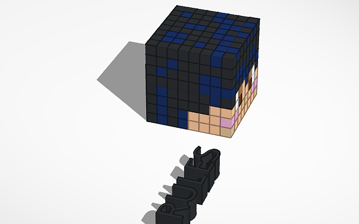 3D design Copy of Minecraft Head Challenge! - Tinkercad