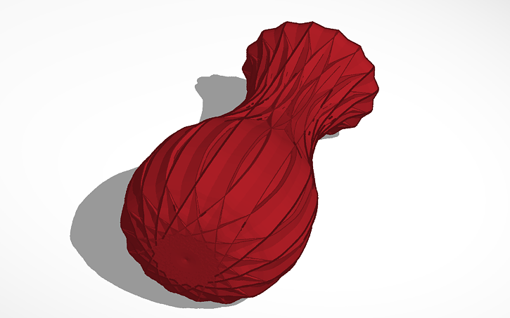 3D design Exclusive Flower Vase | Tinkercad