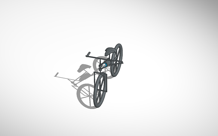3D design Working Tech Deck Bike! - Tinkercad