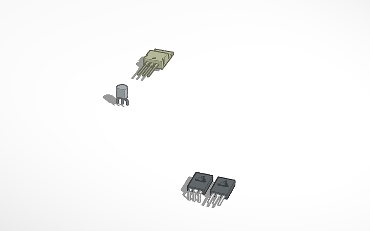 3D design Semiconductors - Tinkercad