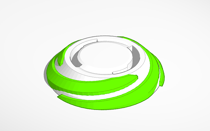 3D design beyblade - Tinkercad