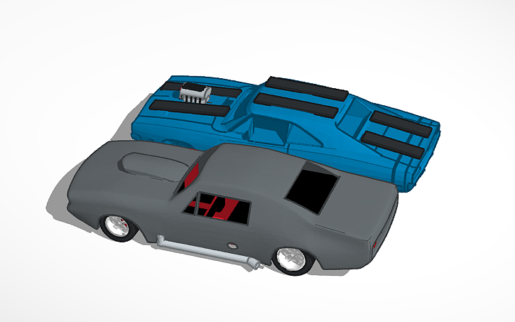 3D design Muscle cars - Tinkercad