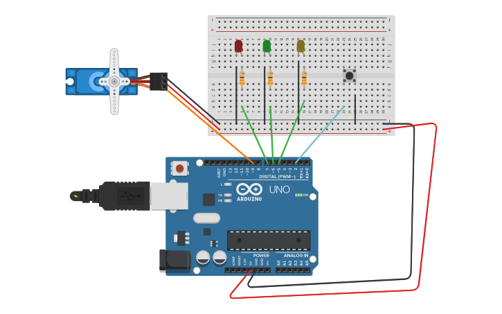Circuit design ASCII Com - Tinkercad