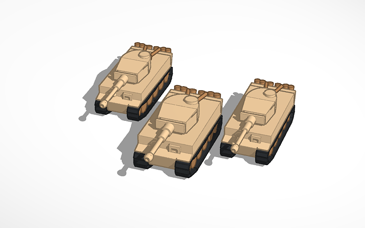 3D design tiger h1 - Tinkercad