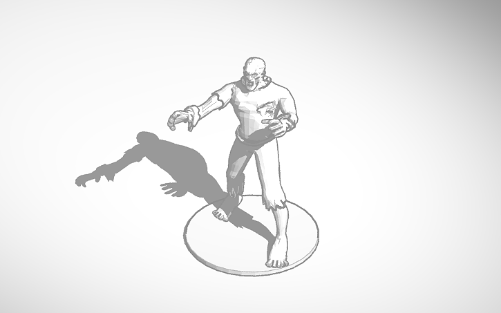 3D design Zombie - Tinkercad