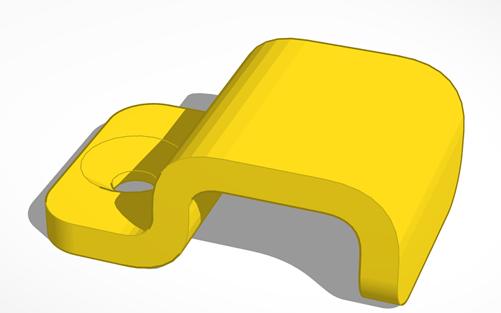 3D design Cable clip - Tinkercad