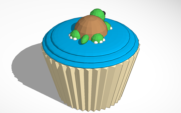 3D design Cupcake - Tinkercad