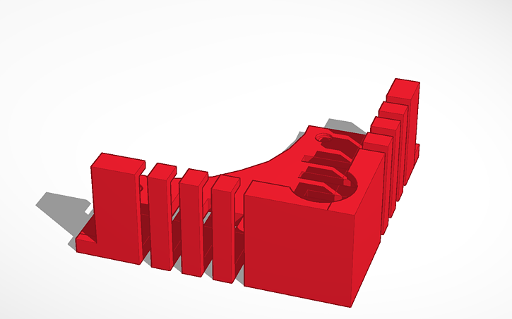 3D design Network Switch Wall Mount | Tinkercad