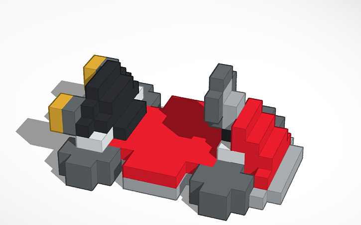 3D design Mario Kart (anti grav.) - Tinkercad