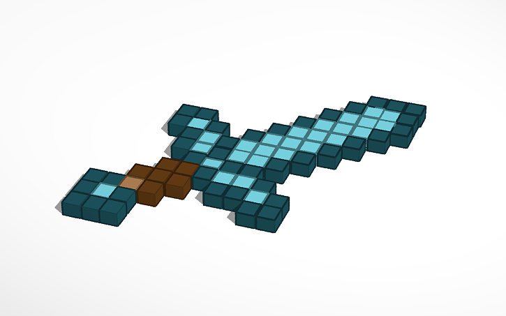 3D design MINECRAFT - Tinkercad