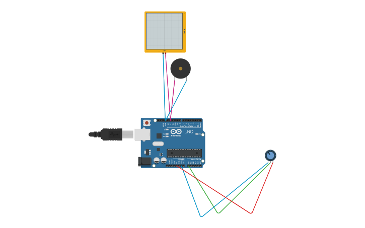 Circuit design PWM Aufgabe 1 | Tinkercad