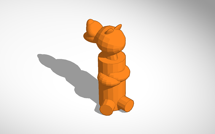 3D design Tigger - Tinkercad