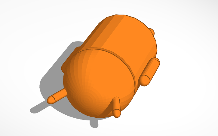 3D design android robot - Tinkercad