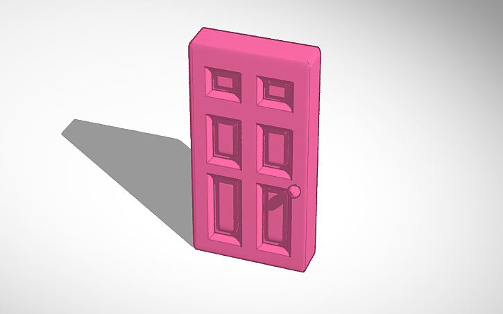 3D design Door - Tinkercad