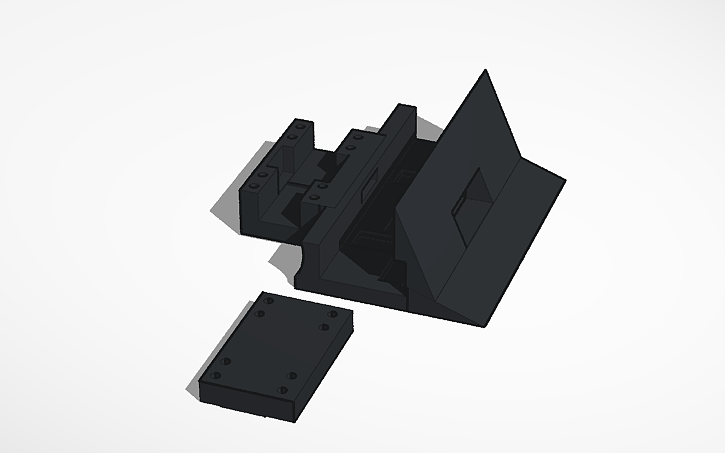3D design chasis mini sumo master (de maki) - Tinkercad