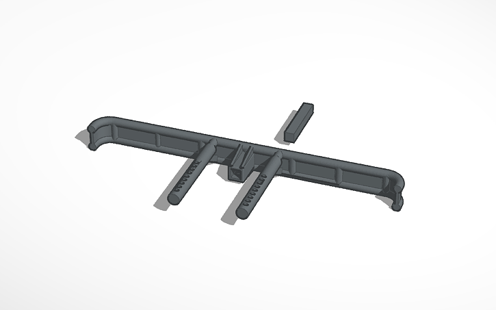 3D design SCX10 II Rear Bumper | Tinkercad
