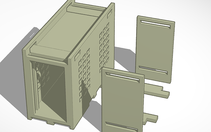 3D design Cage_Raptor_1/24_Playmobil - Tinkercad