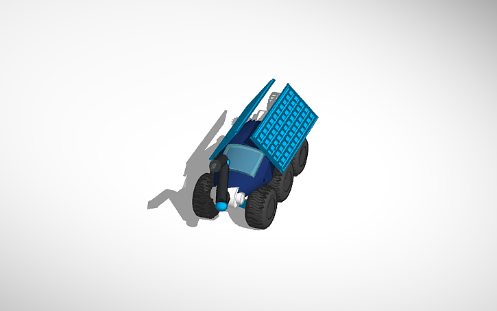 3D design Moon Rover blue | Tinkercad