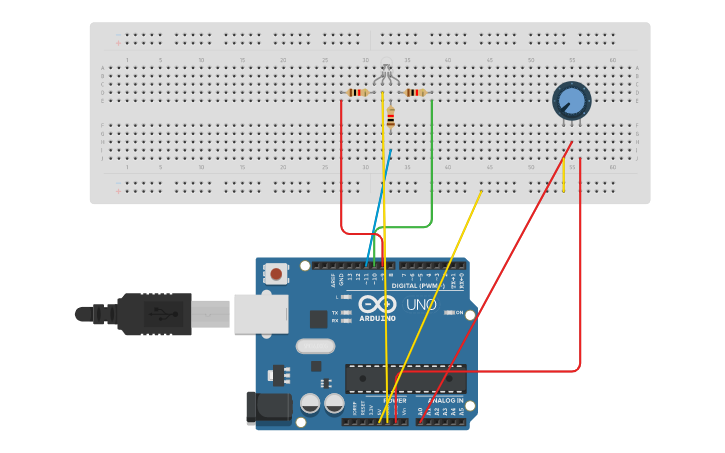 Circuit design Examen 5 | Tinkercad