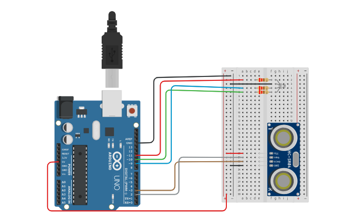 Circuit design 202235545_백지민_ex6-1 | Tinkercad