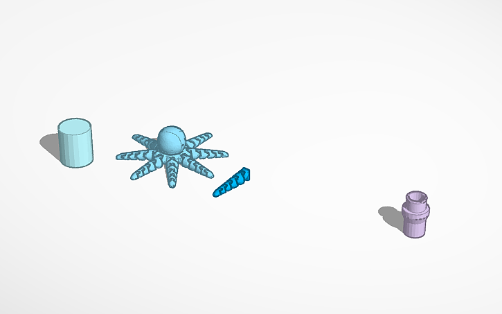 3D design Pencil Topper Template - Tinkercad