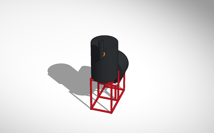 3D design Smoker Build - Tinkercad