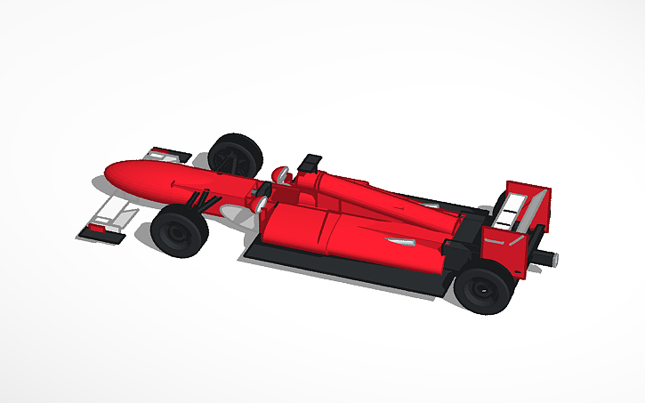 3D design 2010 Ferrari F1 Car - Tinkercad