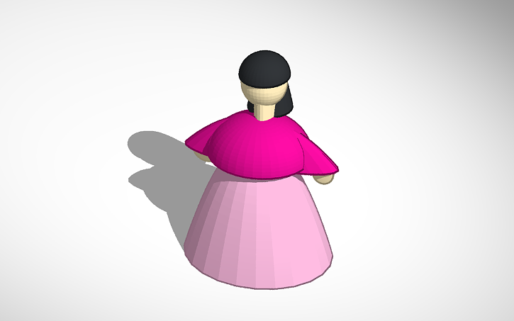 3D design doll | Tinkercad