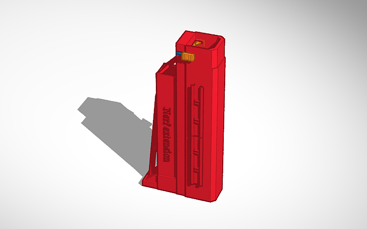 3D design nerf gun stock - Tinkercad